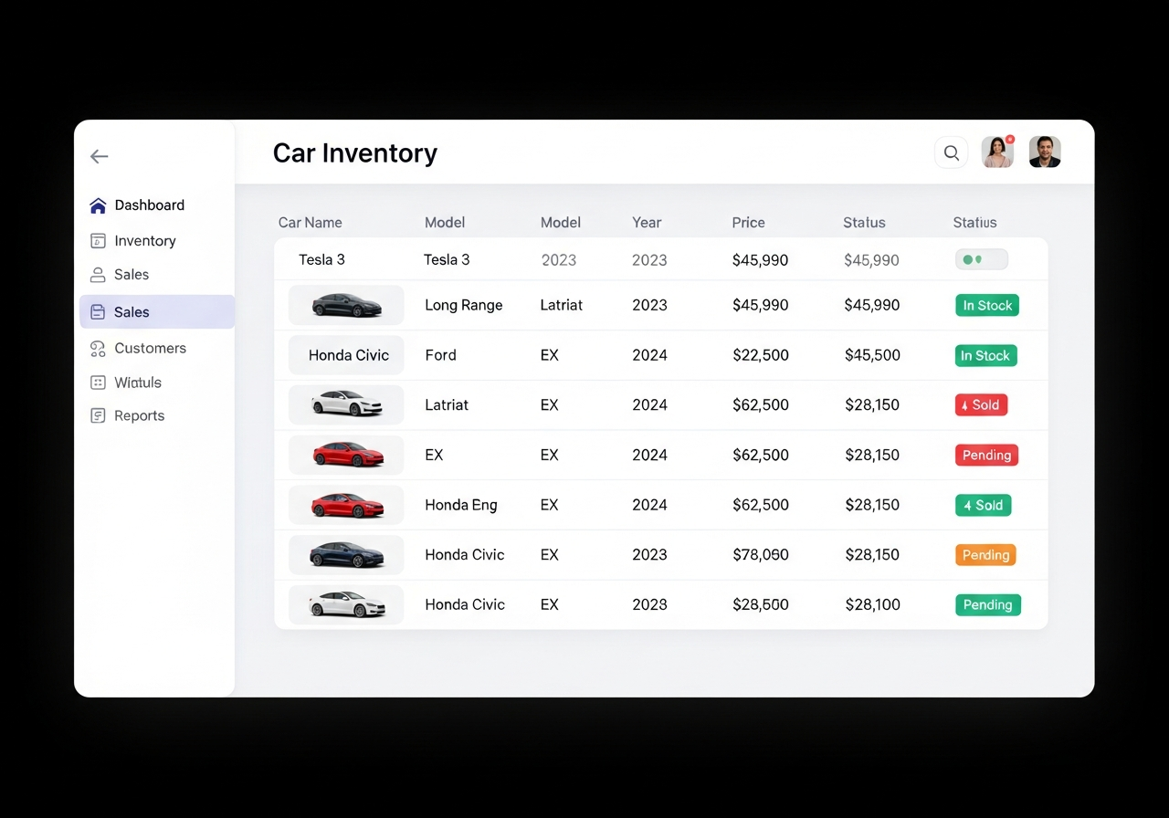 AutoDealer OS - Car Dealership SaaS